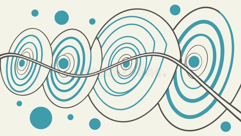 Abstract Swirling Lines Pattern, Hypnotic Organic Flow Design. Vector ...