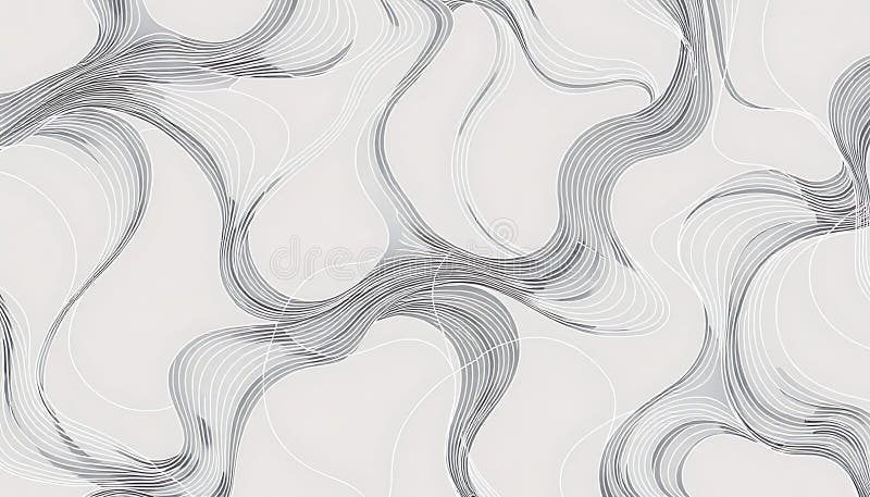 Abstract Swirling Lines Pattern, Modern Texture Background. Stock Photo ...