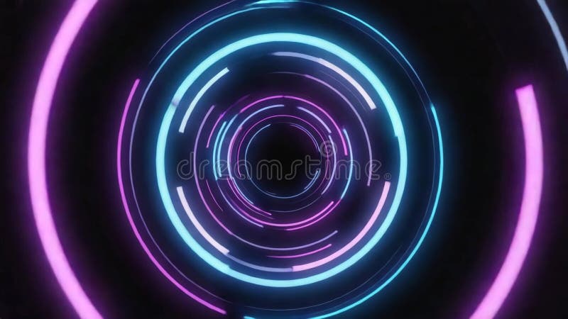 Neon Spiral Vortex stock video. Video of swirl, abstract - 383408203
