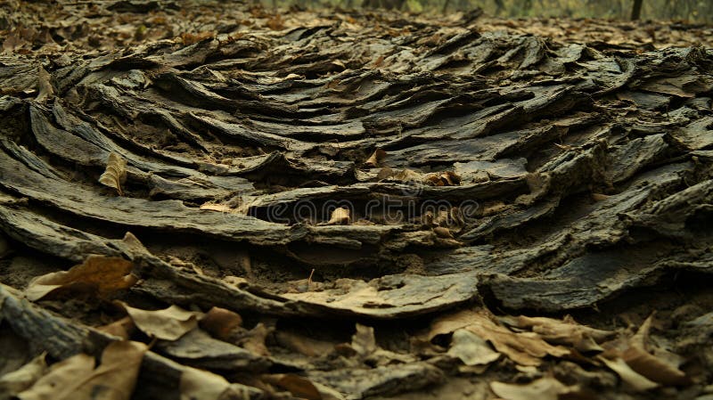Abstract Swirling Pattern of Dark Brown Wood Bark Stock Photo Stock ...