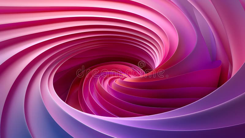 Abstract Swirling Pattern of Pink and Purple Colors. Stock Illustration ...