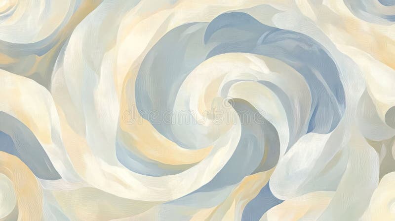 Abstract Swirling Patterns in Soft Pastel Colors Create a Soothing ...