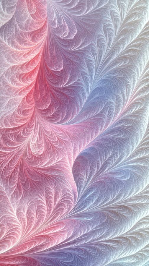 Abstract Swirling Patterns in Soft Pink and Blue Hues, Creating a ...