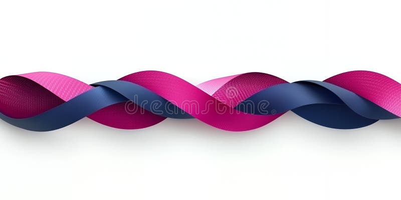 Abstract Swirling Pink and Blue Ribbons Design Elegant Wave Background ...