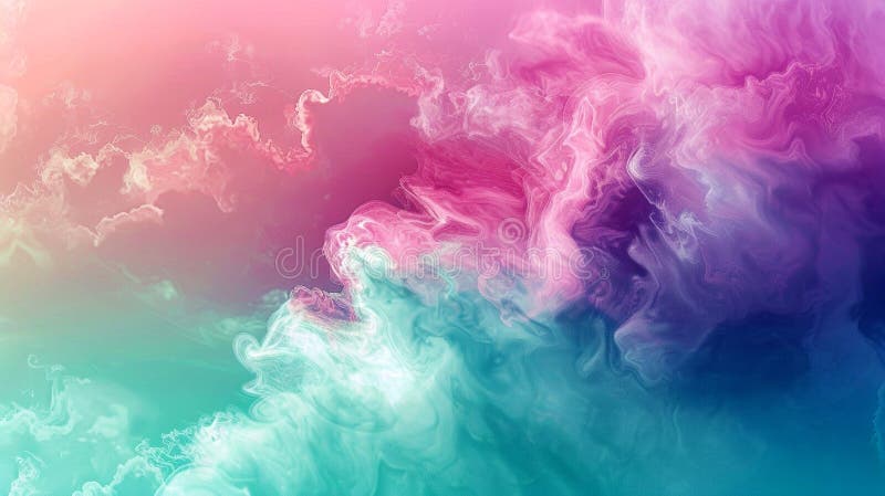 Abstract Swirling Pink, White, and Blue Colors Stock Illustration ...