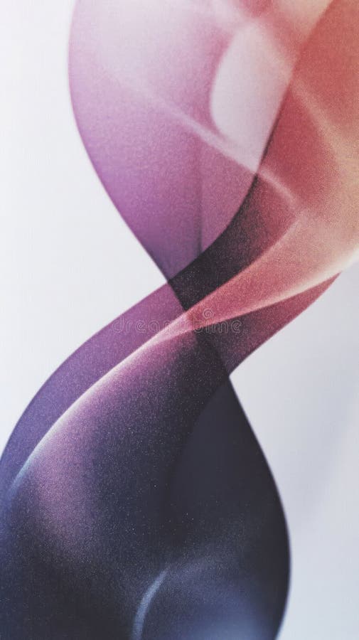 Abstract Swirling Shapes in Soft Colors Creating a Sense of Fluidity ...