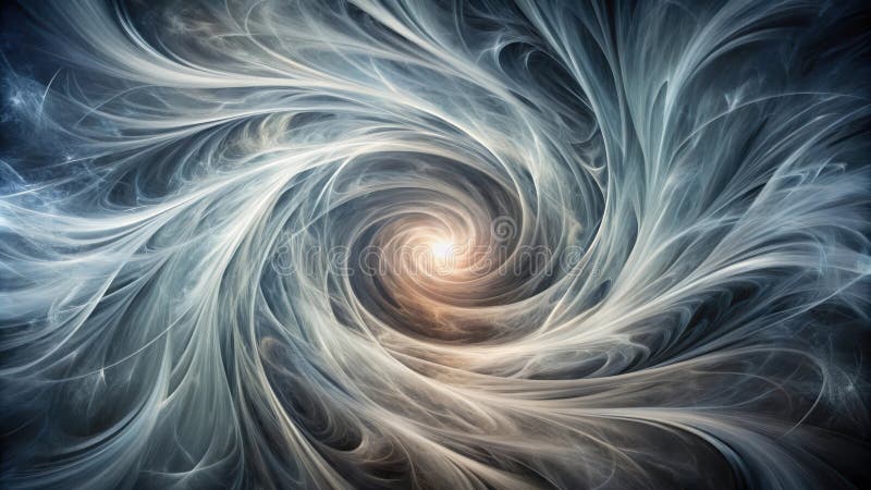 Abstract Swirling Vortex of Light and Energy, Ethereal and Cosmic, a ...
