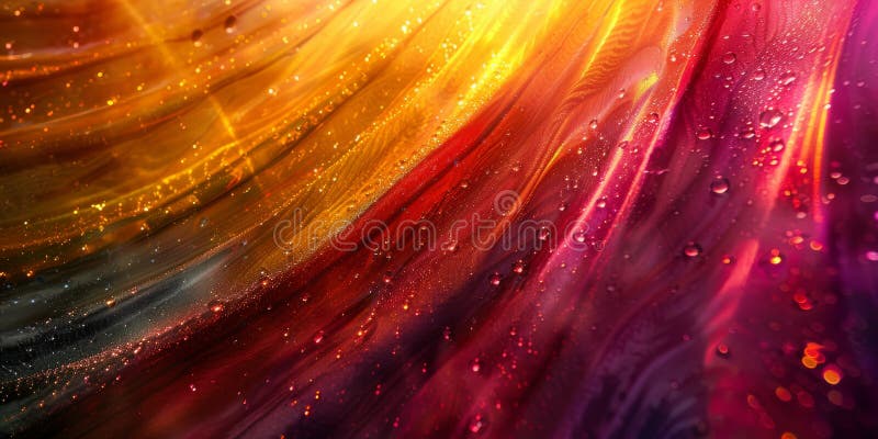 Abstract Swirls with Light and Texture Blend Vibrant Colors, Creating a ...