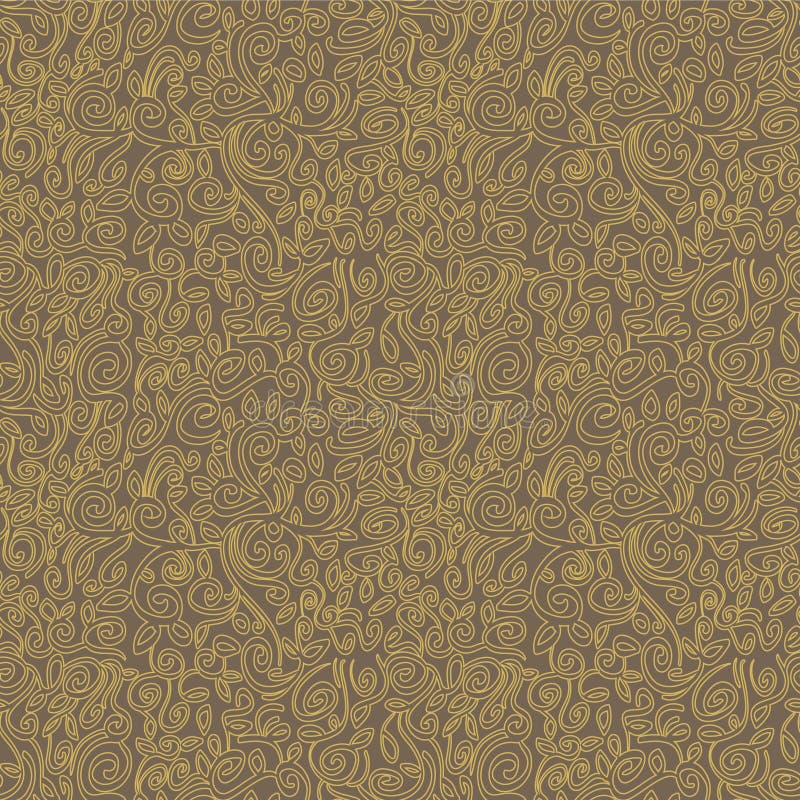 Abstract Swirls Seamless Pattern Stock Vector - Illustration of texture ...