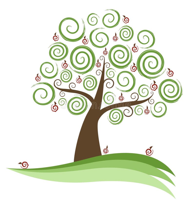 Abstract Tree stock vector. Illustration of abstract - 13664331