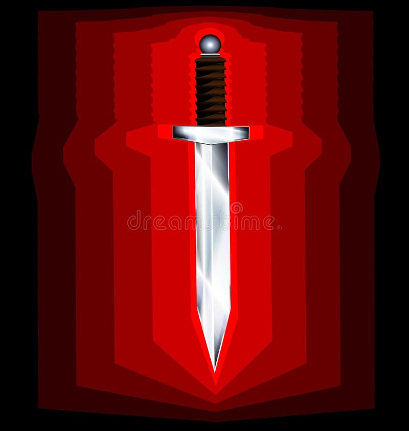 Abstract sword stock vector. Illustration of engine, gloss - 48323579