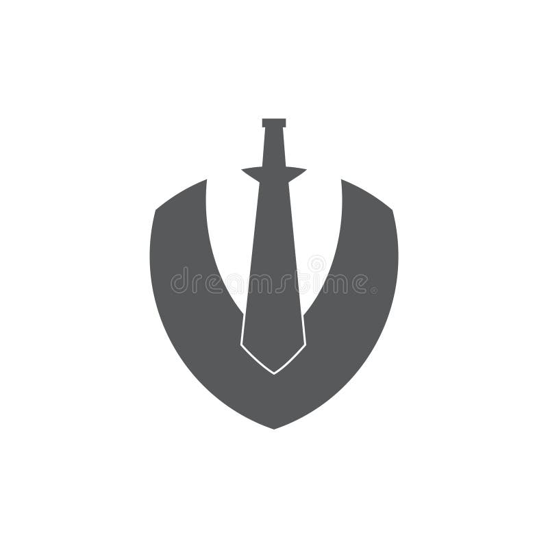 Abstract Sword and Shield Geometric Logo Vector Stock Vector ...