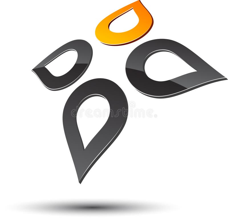 Abstract symbol. stock vector. Illustration of brand - 12717334