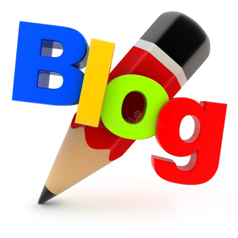 Blog Colorful Squares Stack Stock Illustration - Illustration of ...