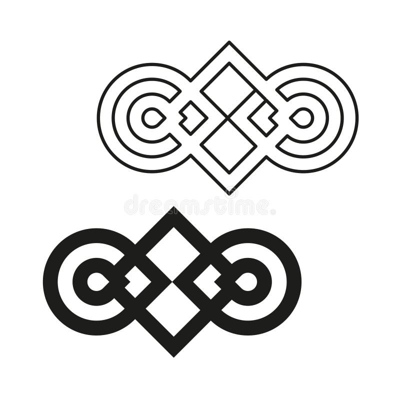 Knot Emblem Symbol Icon Stock Illustrations – 4,928 Knot Emblem Symbol ...