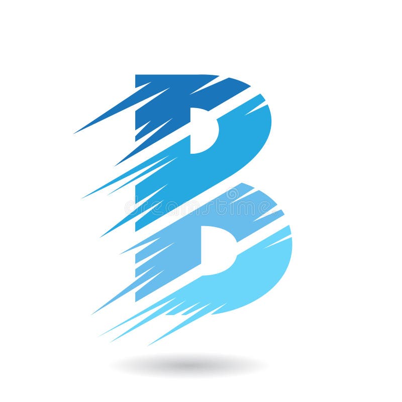 Abstract Symbol of Letter B Stock Vector - Illustration of abstract ...