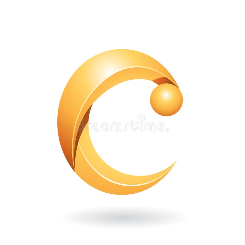 Abstract Symbol of Letter C Stock Vector - Illustration of design ...
