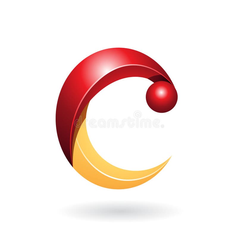 Abstract Symbol of Letter C Stock Vector - Illustration of drawing ...