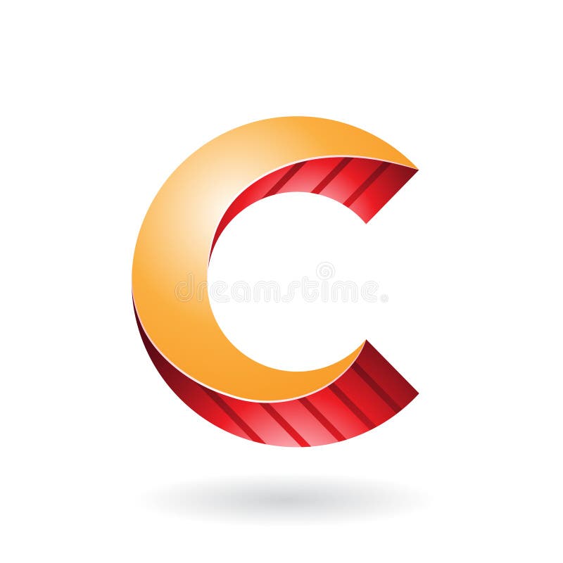 Abstract Symbol of Letter C Stock Vector - Illustration of icons ...