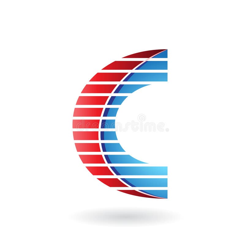 Abstract Symbol of Letter C Stock Vector - Illustration of capital ...