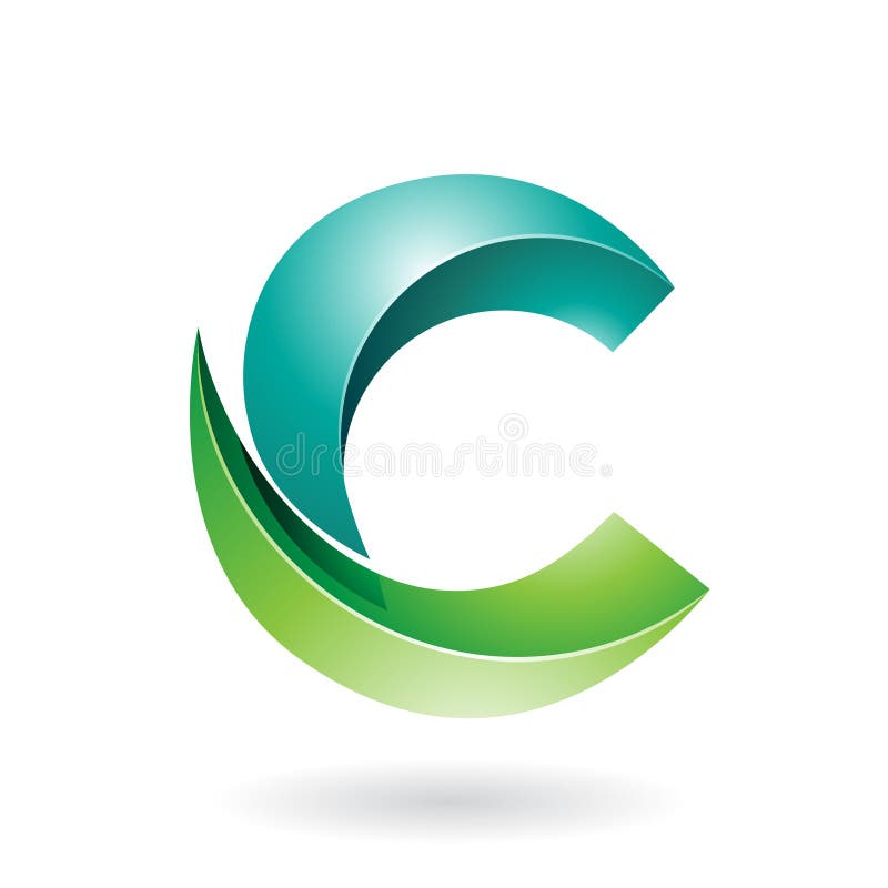 Abstract Symbol of Letter C Stock Vector - Illustration of icon, emblem ...
