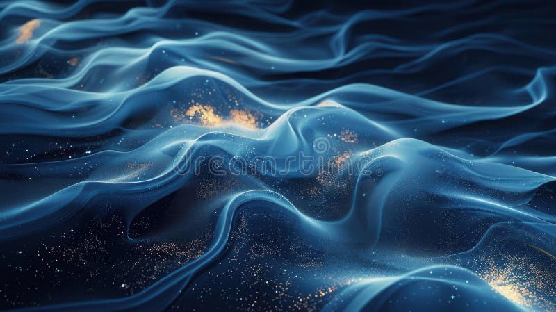 Abstract Symbol of a River View, Using Fluid Lines and Symbolic ...