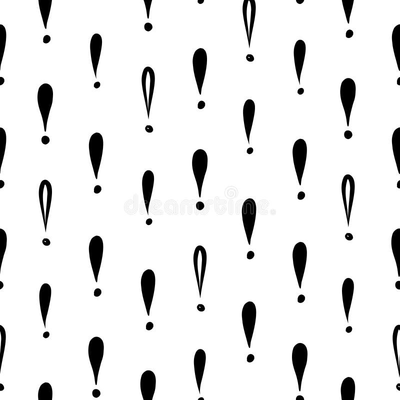 Exclamation Mark Pattern Stock Illustrations – 5,729 Exclamation Mark ...