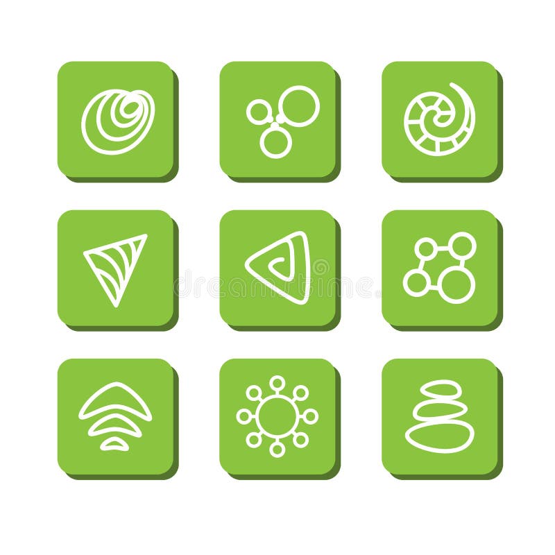 Abstract symbols stock vector. Illustration of assortment - 45676470