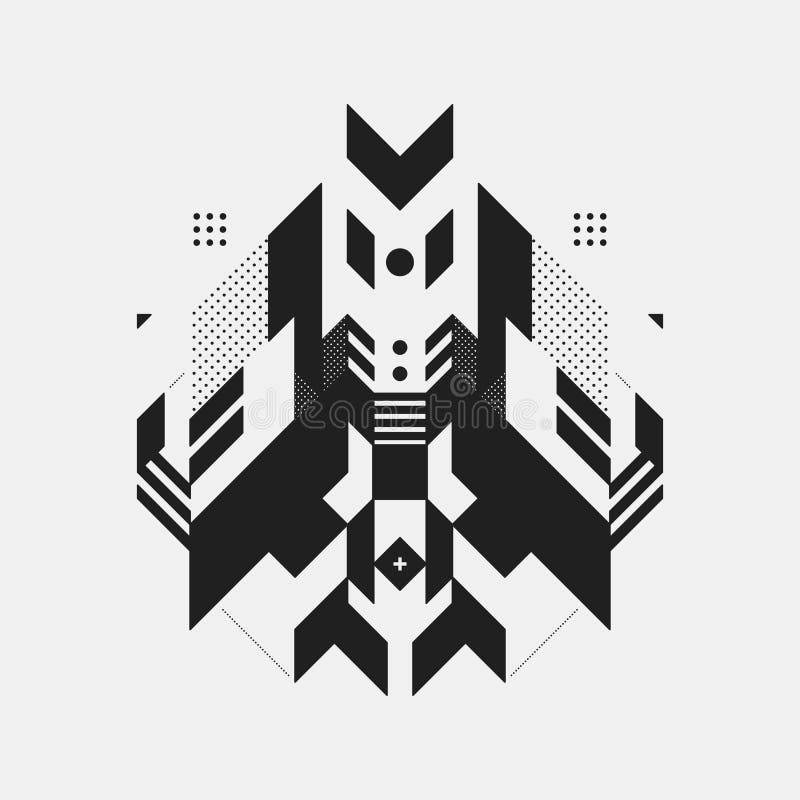 Abstract Symmetric Design Element Stock Vector - Illustration of ...