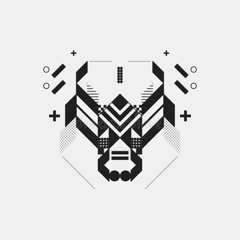 Abstract Symmetric Design Element Stock Vector - Illustration of ...