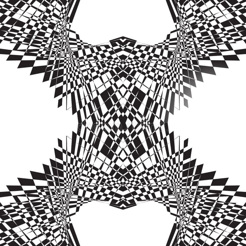 Abstract Symmetric Geometric Pattern. Can Be Repeated Stock Vector ...