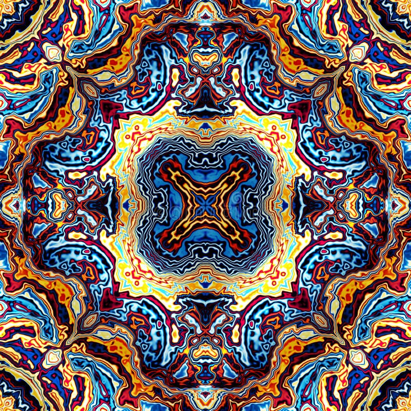 Abstract symmetric pattern stock illustration. Illustration of ...