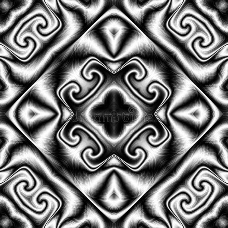 Abstract symmetric pattern stock illustration. Illustration of digital ...