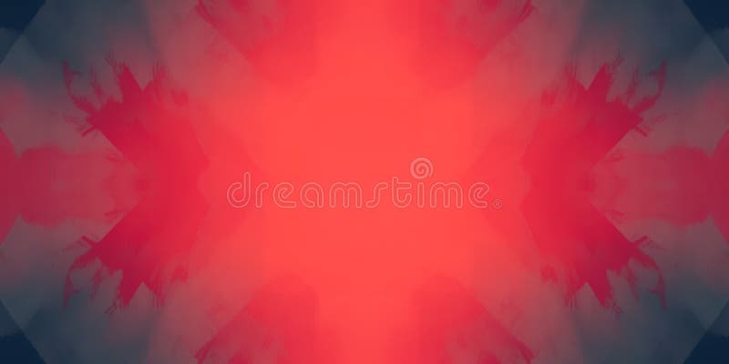 Abstract Symmetrical Design with Red Center and Dark Edges Creating a ...