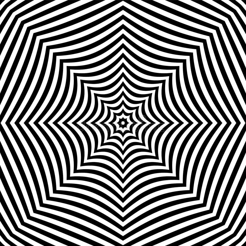 Abstract Symmetrical Lines Pattern Stock Vector - Illustration of ...