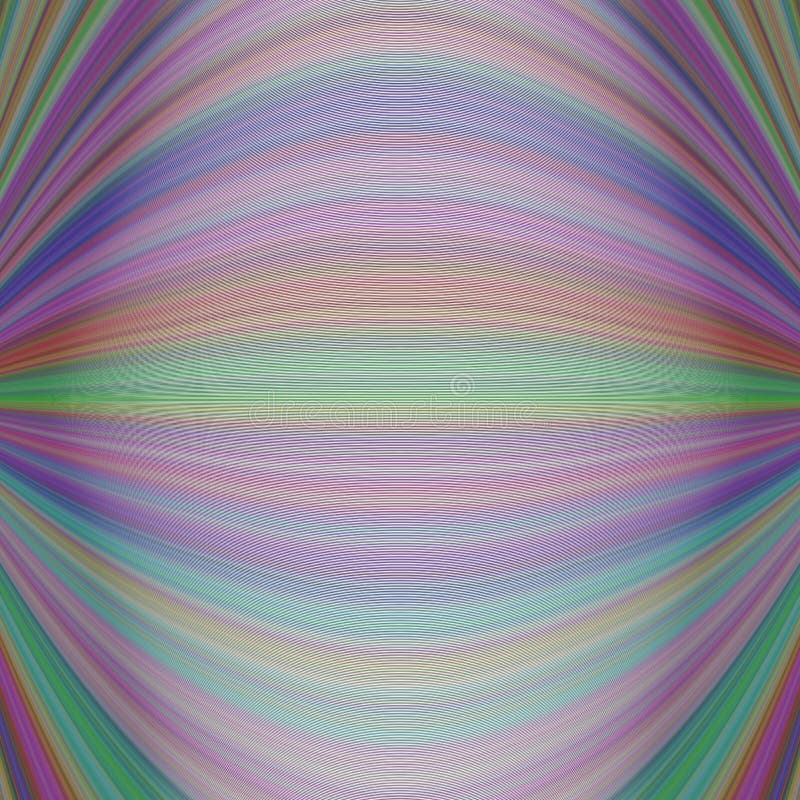 Abstract Symmetrical Motion Background from Thin Curved Lines Stock ...