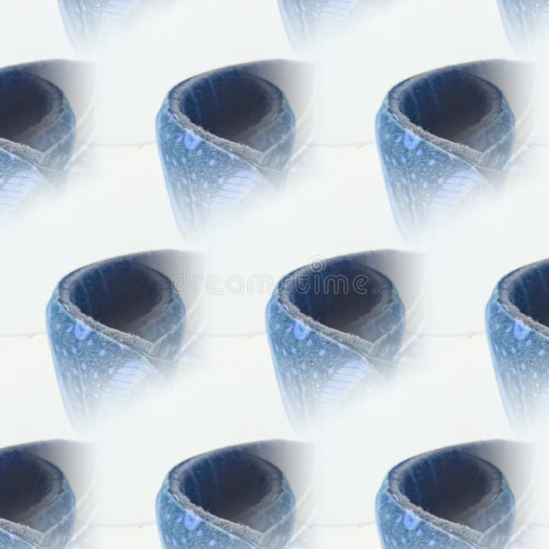 Abstract Symmetrical Pattern of Blue Batik Motif Headband, Batik ...