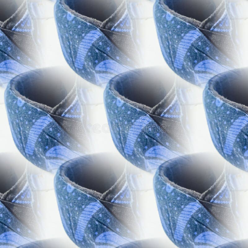 Abstract Symmetrical Pattern of Blue Batik Motif Headband, Batik ...