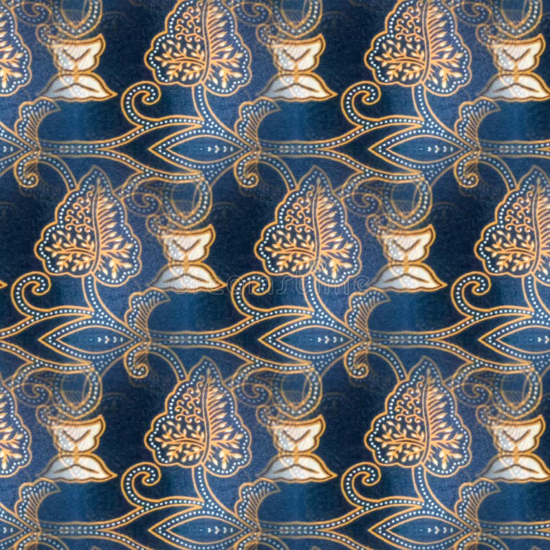 Indonesian Batik Cream Color, Traditional Indonesian Batik Motifs ...