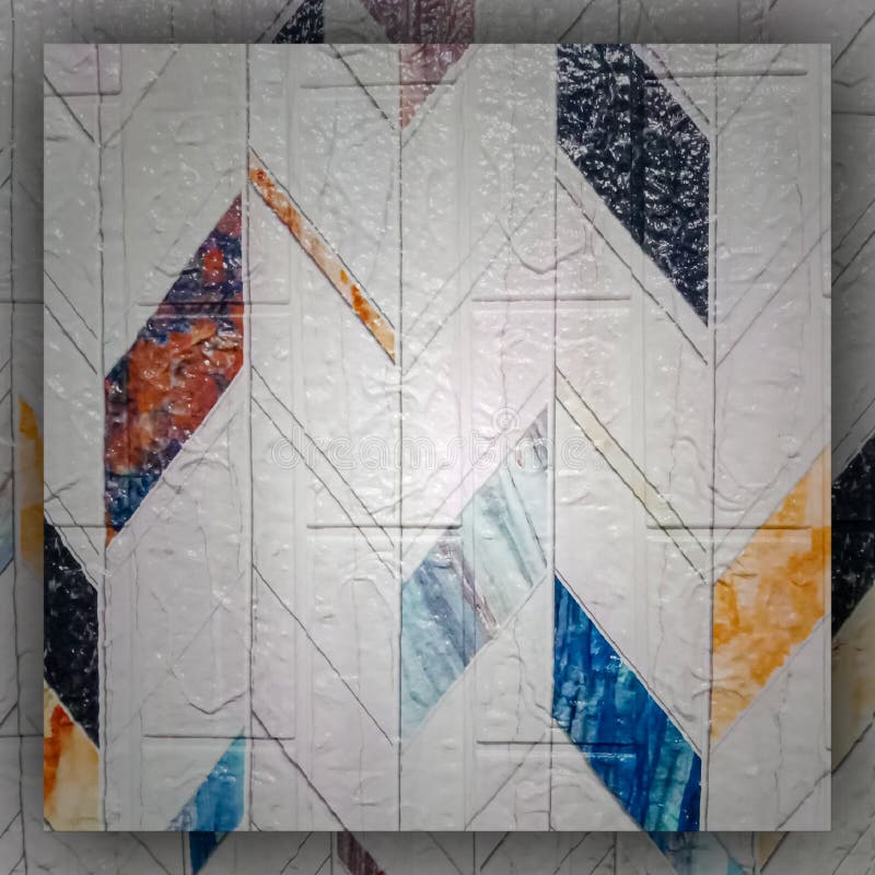 Abstract Symmetrical Pattern of Modern Brick Wall, Antique Wall Pattern ...