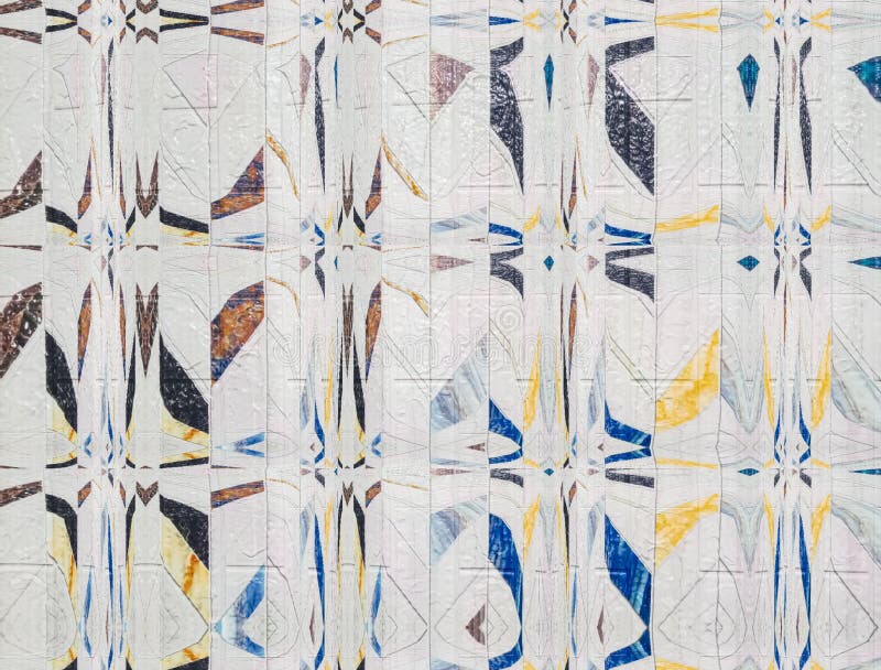 Abstract Symmetrical Pattern of Modern Brick Wall, Antique Wall Pattern ...