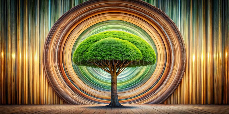 Abstract Symmetrical Tree Canopy a Study in Growth and Form on a ...