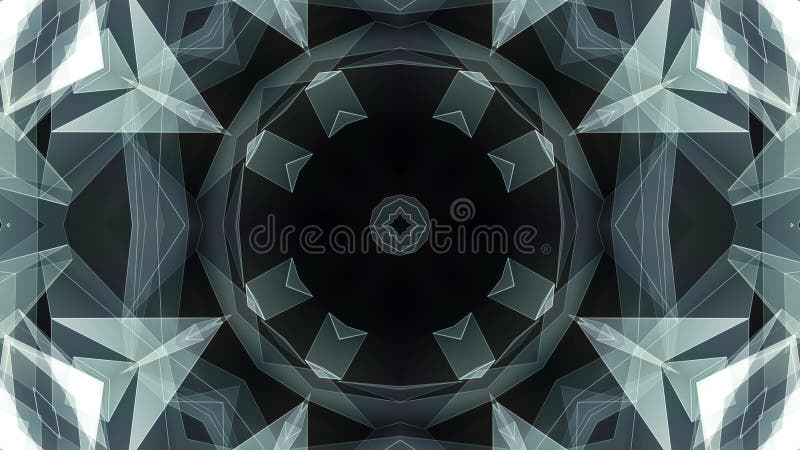 Abstract Symmetrical WHITE Poligon Shape Net Shiny Cloud Animation ...