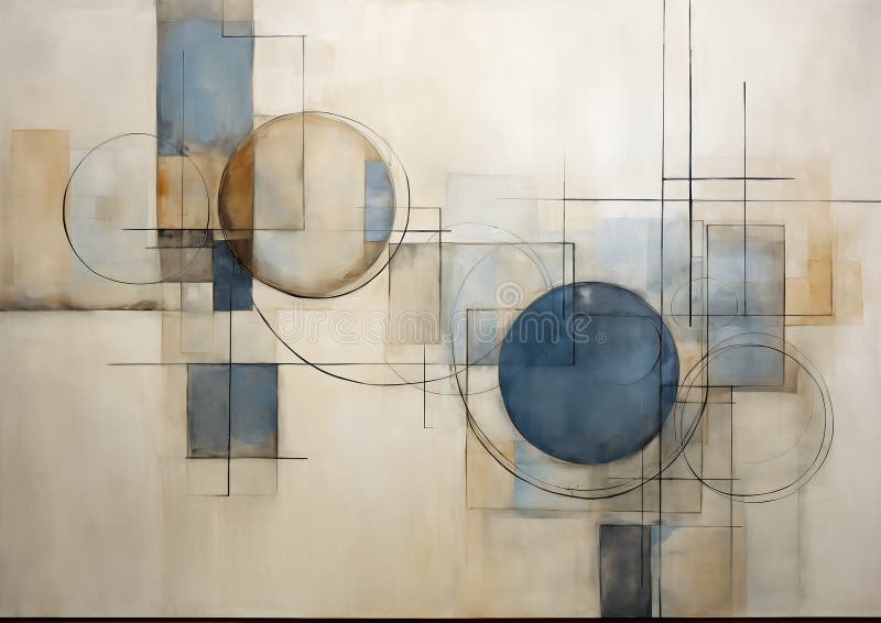 Abstract Symmetry: Exploring the Moody Interplay of Circles, Lin Stock ...