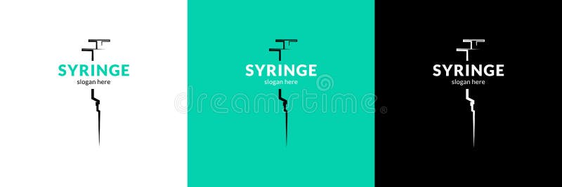 Abstract syringe logo stock vector. Illustration of care - 247204865
