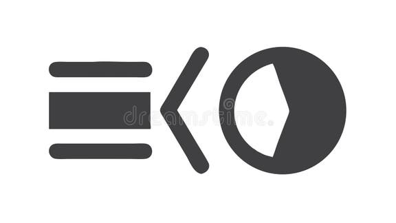 Abstract System Flow Icon, Technical Connection Symbol, Vector Design ...