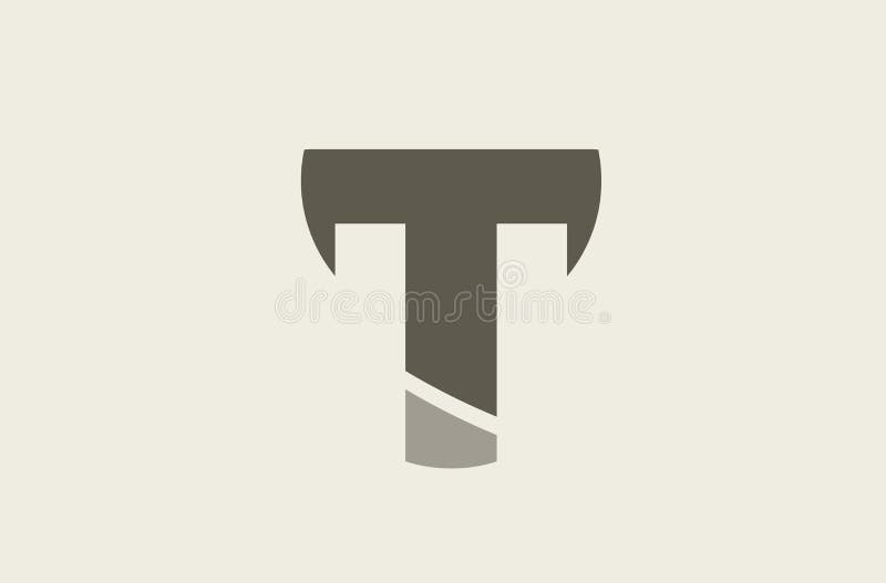 Abstract T Alphabet Letter Logo Icon Template Company Stock Vector ...