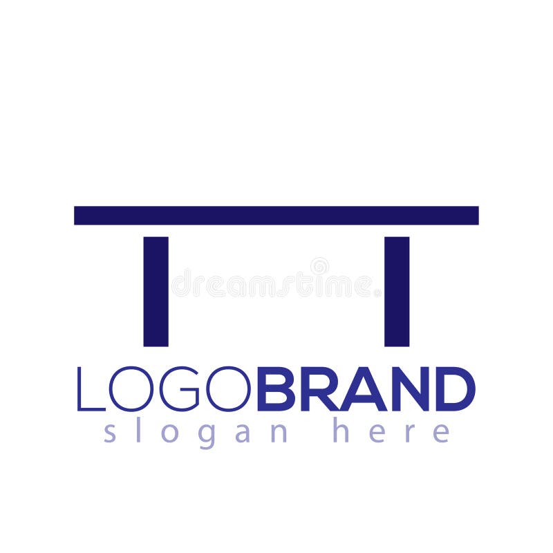 Abstract Table Icon Logo Element. Table Logo Template Stock Vector ...