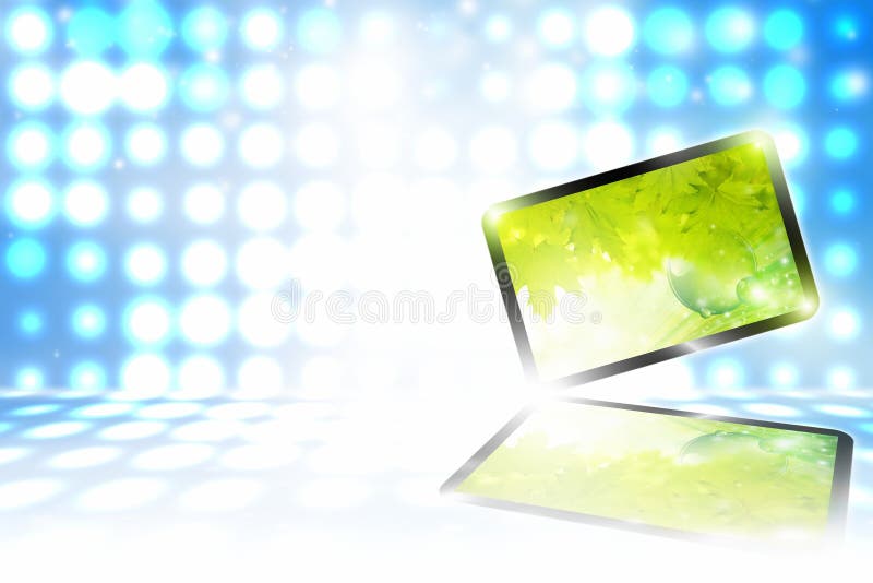Abstract tablet PC stock illustration. Illustration of computing - 27046298
