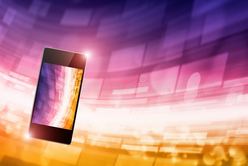 Abstract tablet PC stock illustration. Illustration of computing - 27046298